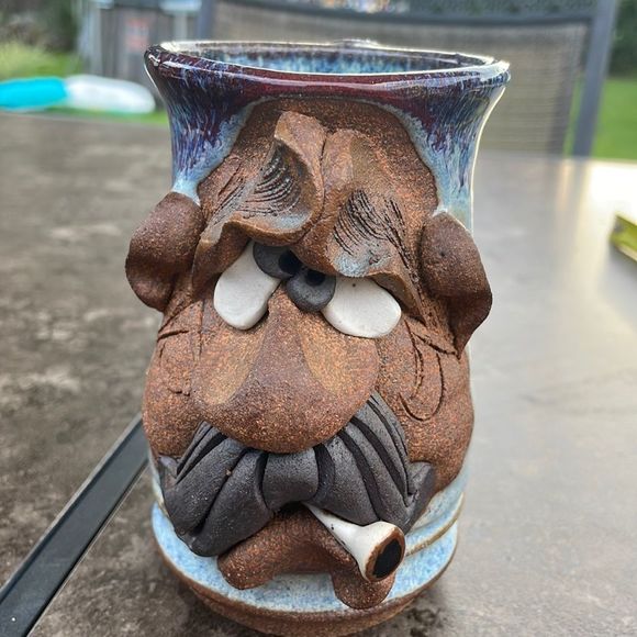 Dining | Vintage Stoneware Ugly Mug Mahon Pottery 7s80s | Poshmark